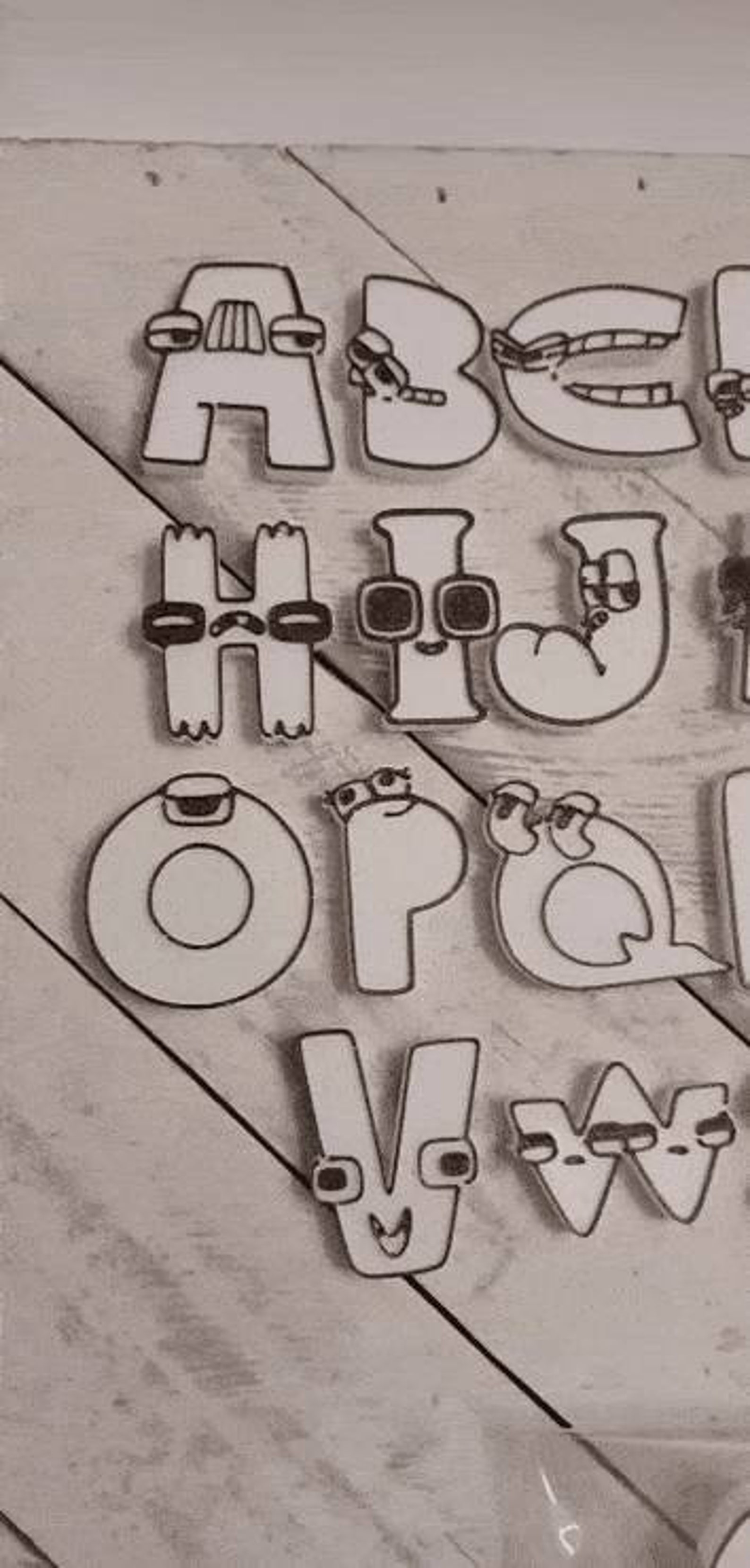 Alphabet A-Z , Inspired Toy Figure, More Alphabet Characters to Come ...