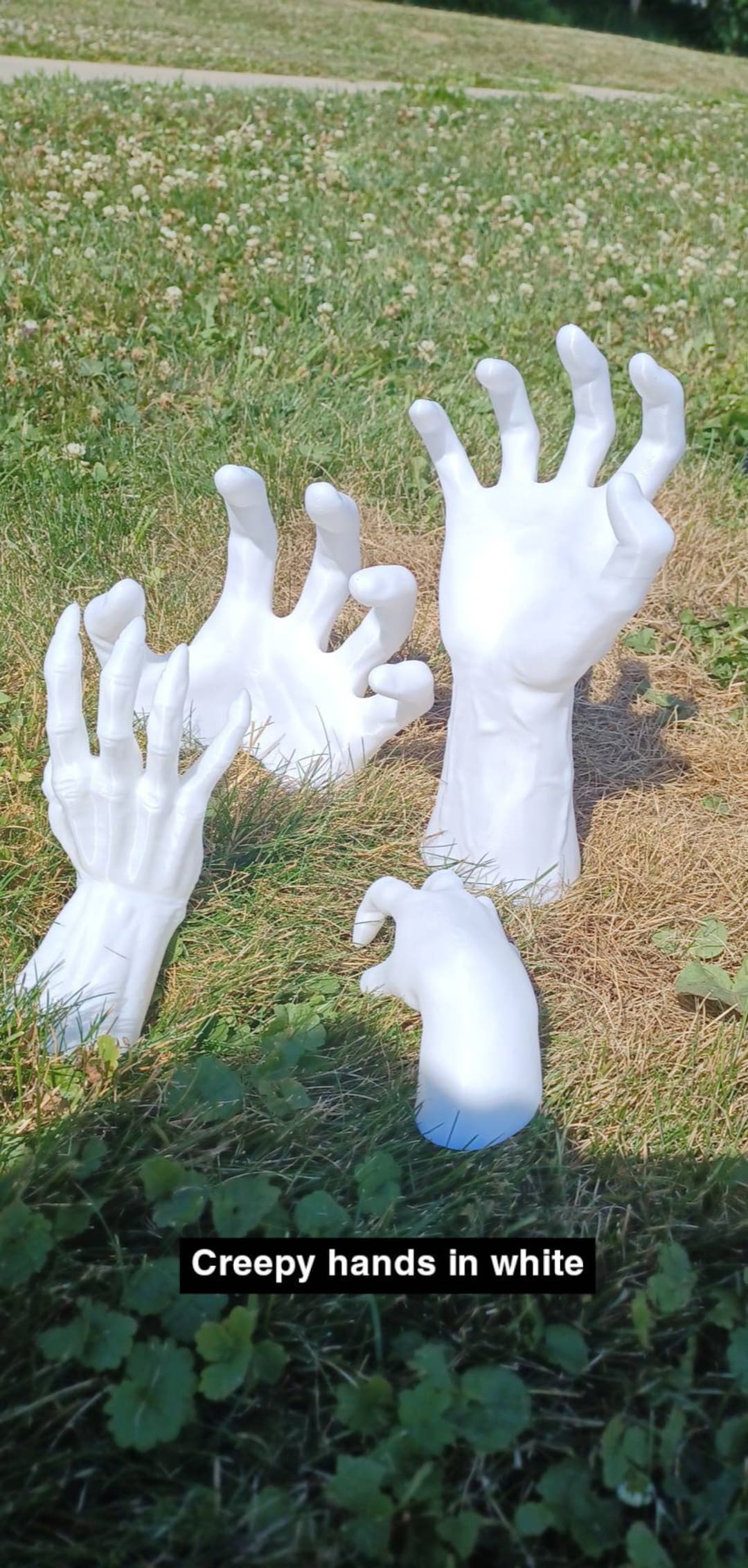 Creepy Hands Reaching Out of Wall Scarey Decorations/ Many Colors ...