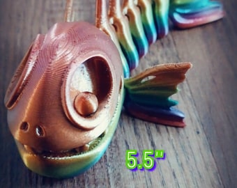 3d Printed Bone Fish - Etsy