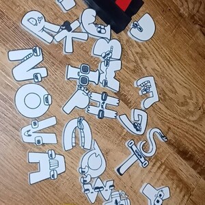 Alphabet Letter Characters for Learning/pretend Play/ Spelling/ Cake ...