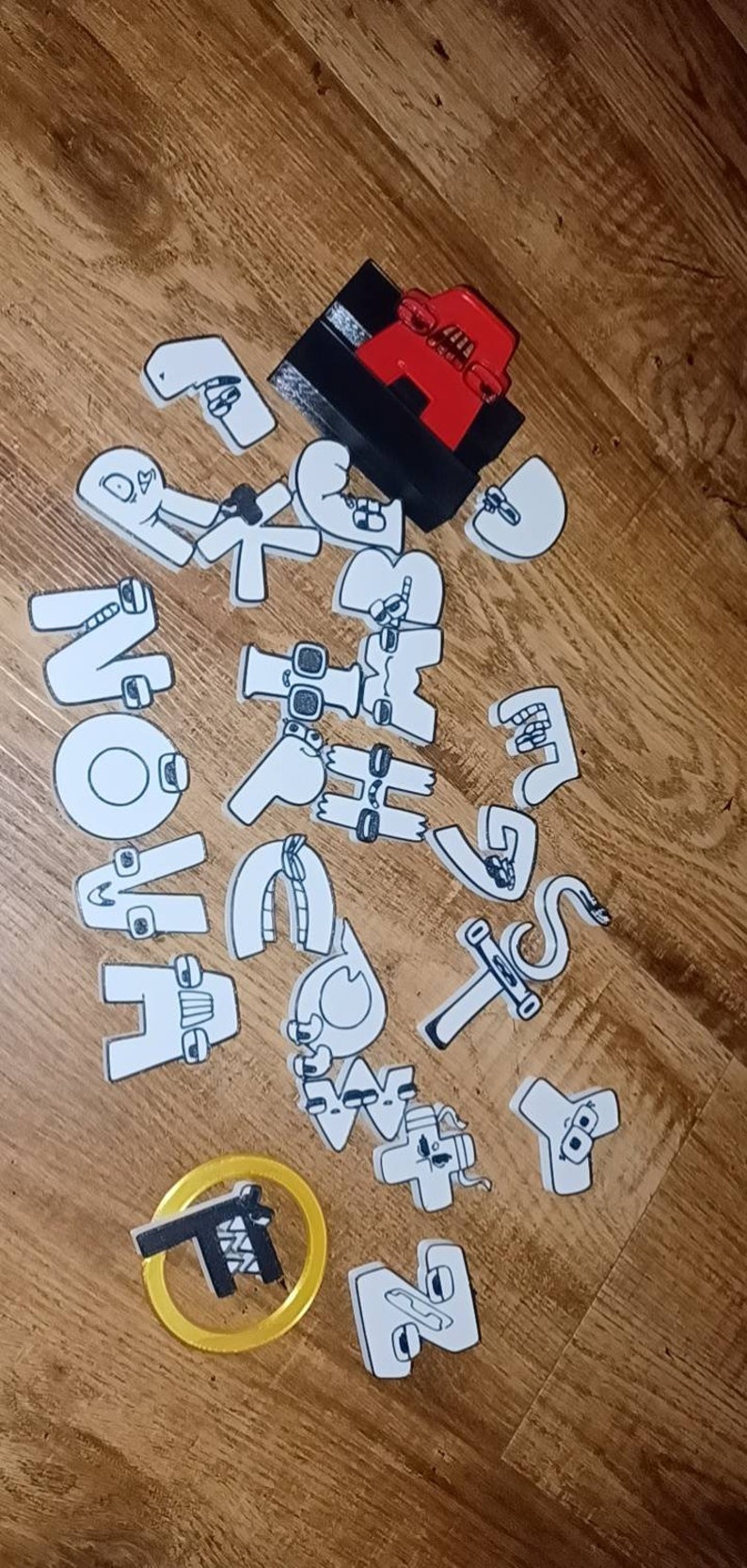 Alphabet Letter Characters for Learning/pretend Play/ - Etsy