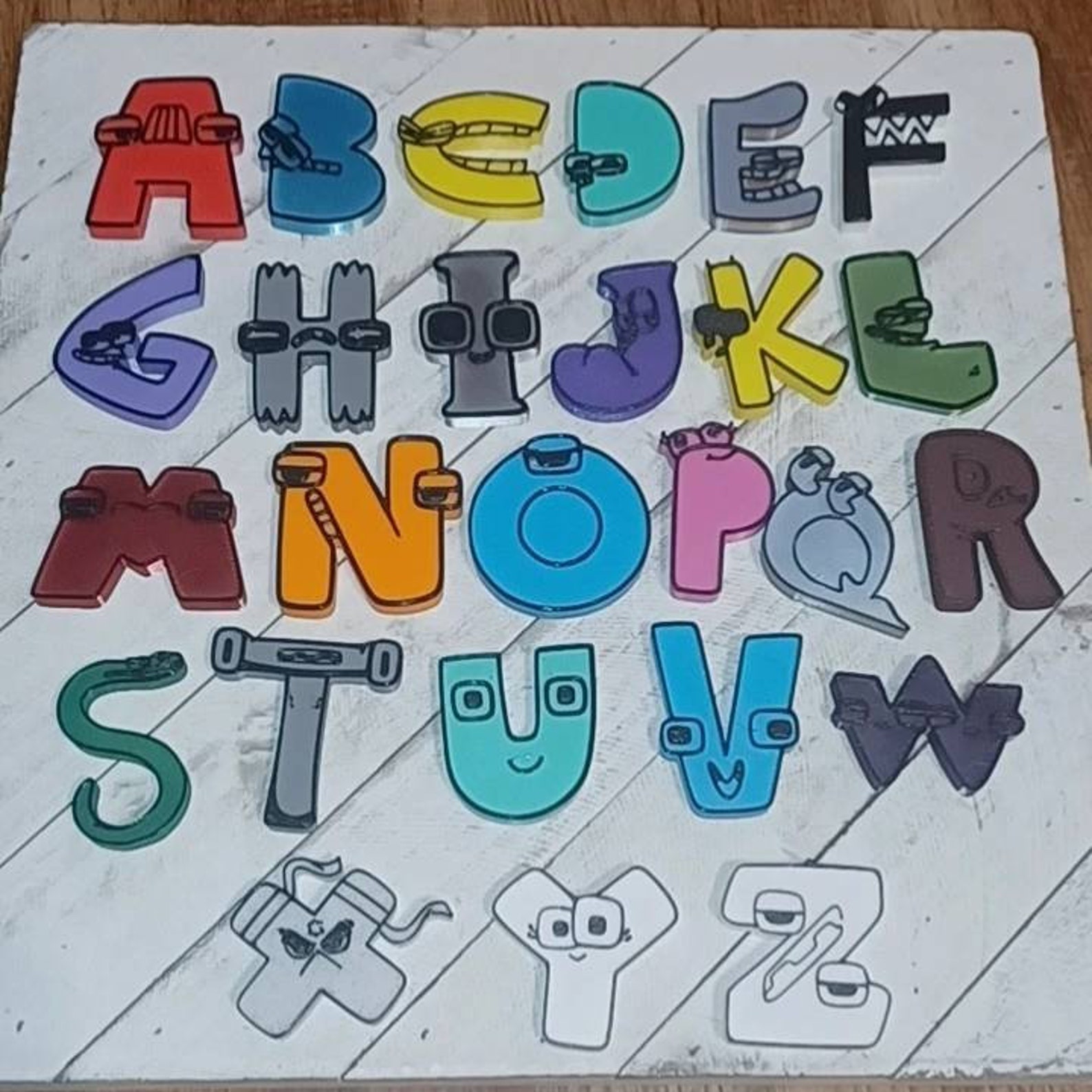 Alphabet A-Z , Inspired Toy Figure, More Alphabet Characters to Come ...