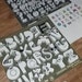 Alphabet Set Thin Set .15 Thick Full Set Inspired by Abc - Etsy