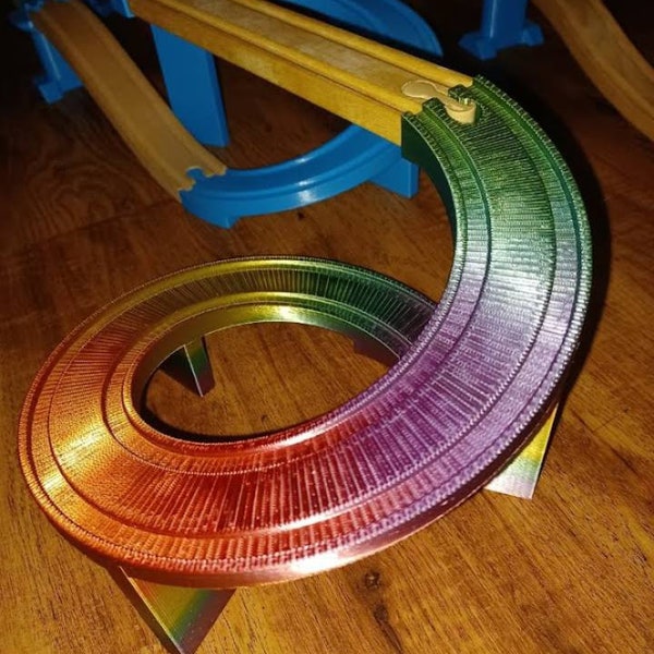 Wooden Train Track Trains - Etsy