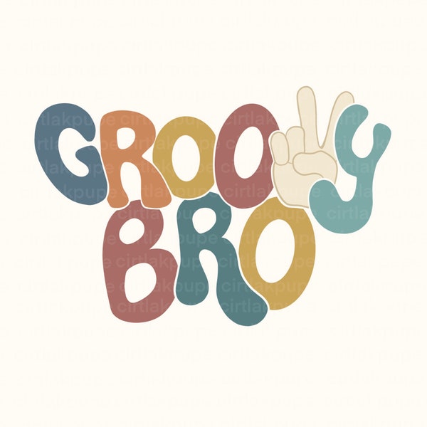 Groovy Bro Svg - Etsy