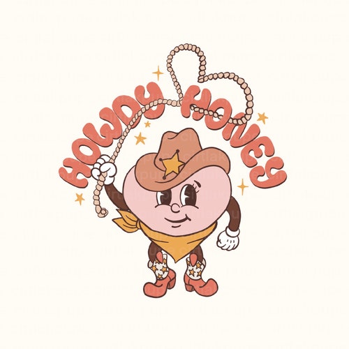 Howdy Honey Png Shirt Retro Valentines Png Valentines Day - Etsy