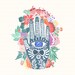 Flower Hand of God Sublimation Digital Download Png khamsa - Etsy