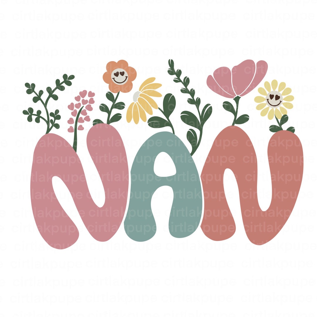 Nan Png, Mothers Day Png, Mama Shirt Png, Retro Mothers Day Png Digital ...