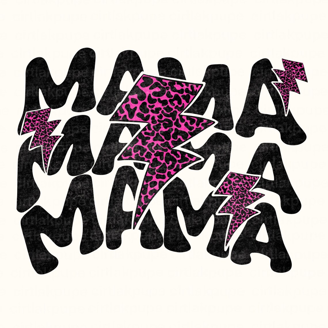 Mothers Day Png Rocker Mama PNG Mama PNG Mama Lightning - Etsy