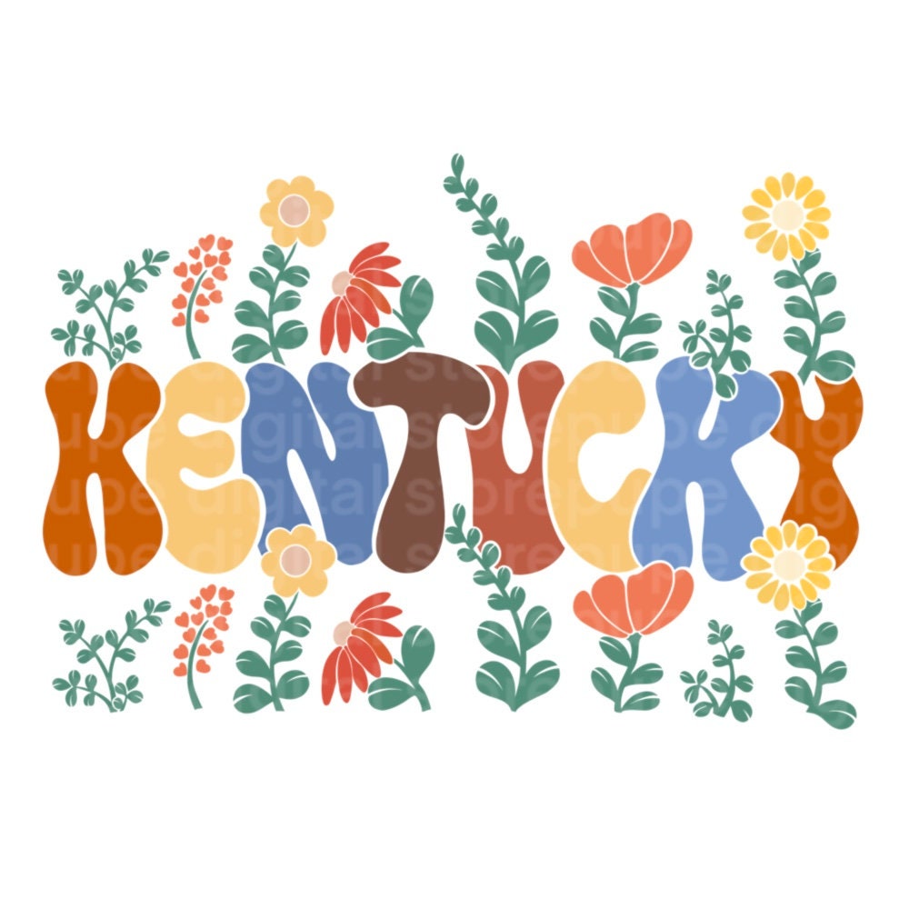 Retro Kentucky Popular Png, Kentucky State Digital Download Design ...