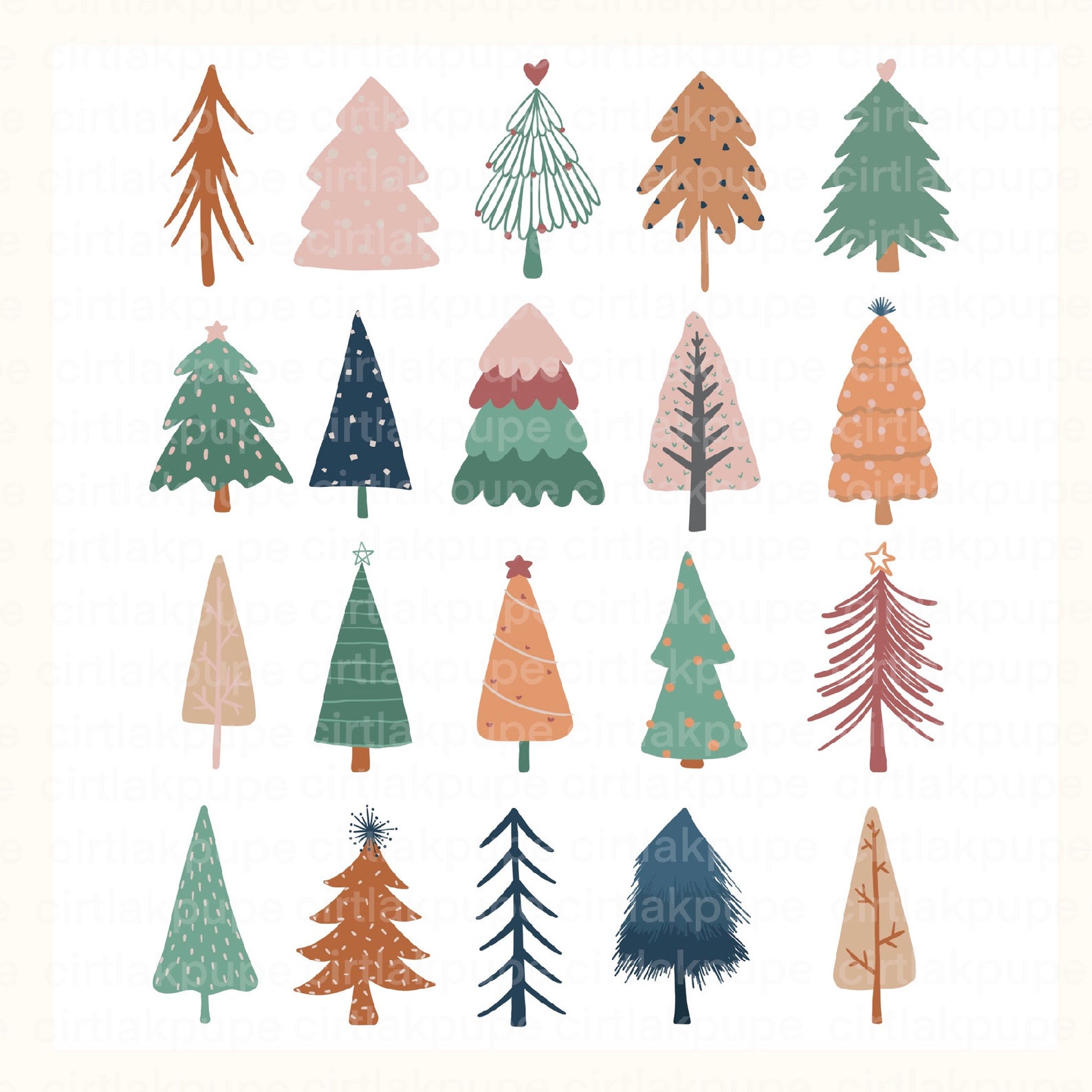 Christmas Tree Digital Download and Printable Winter for Png - Etsy