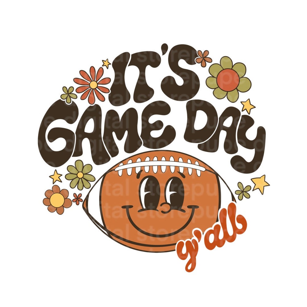 It's Game Day PNG, Football Shirt Png, Retro American Football ...