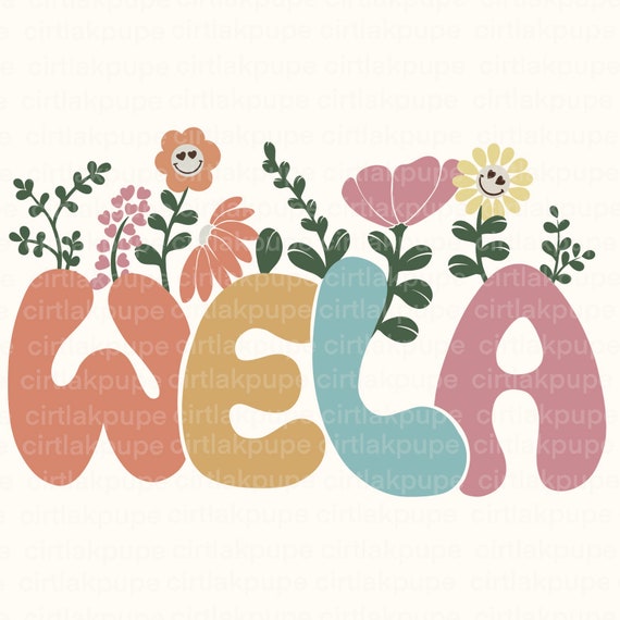 DIGITAL Wela PNG Trendy Sublimation Digital Download for Mom | Etsy