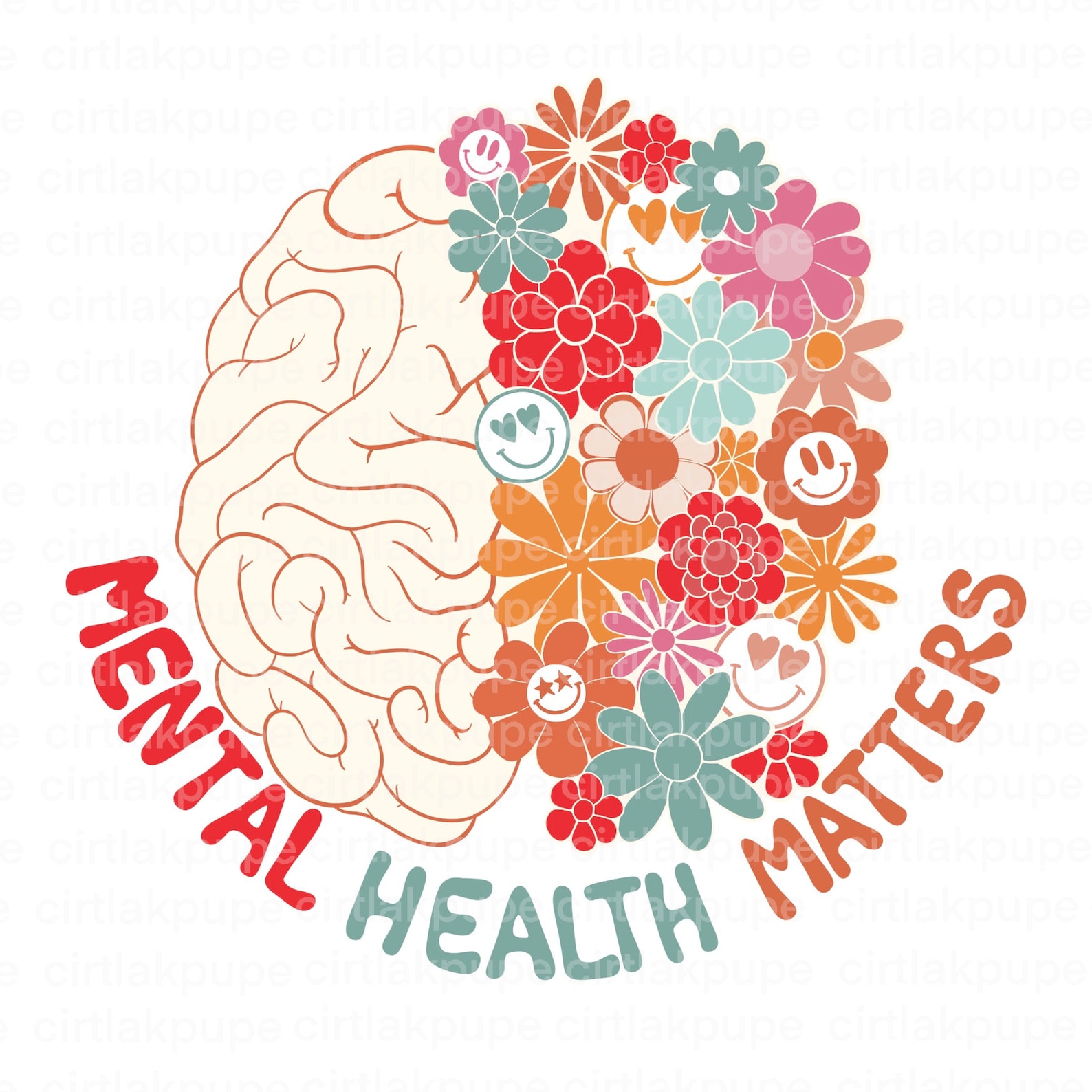 Mental Health Matters Png Files Trendy Sublimation Mom Shirt Etsy