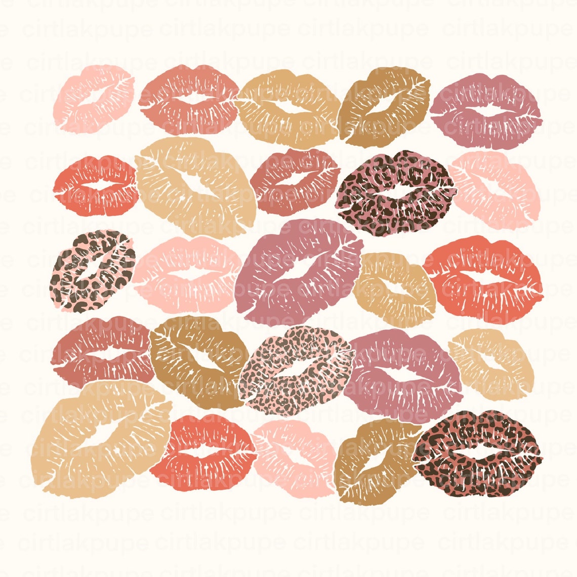 Valentines Day Png Retro Lips Doodle Png File Sublimation - Etsy