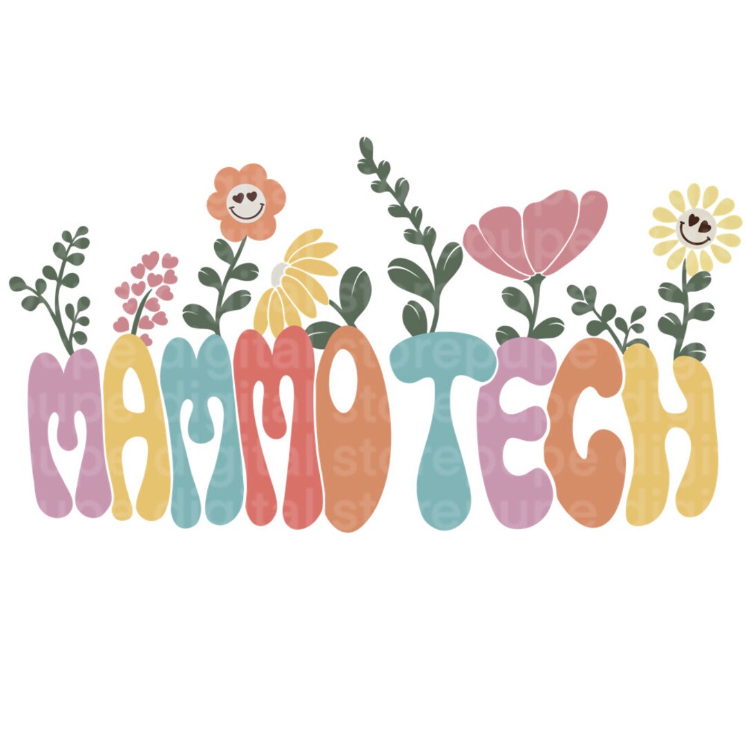 Mammo Tech Png, Mammography Tech Sublimation PNG Design, Mammogram ...