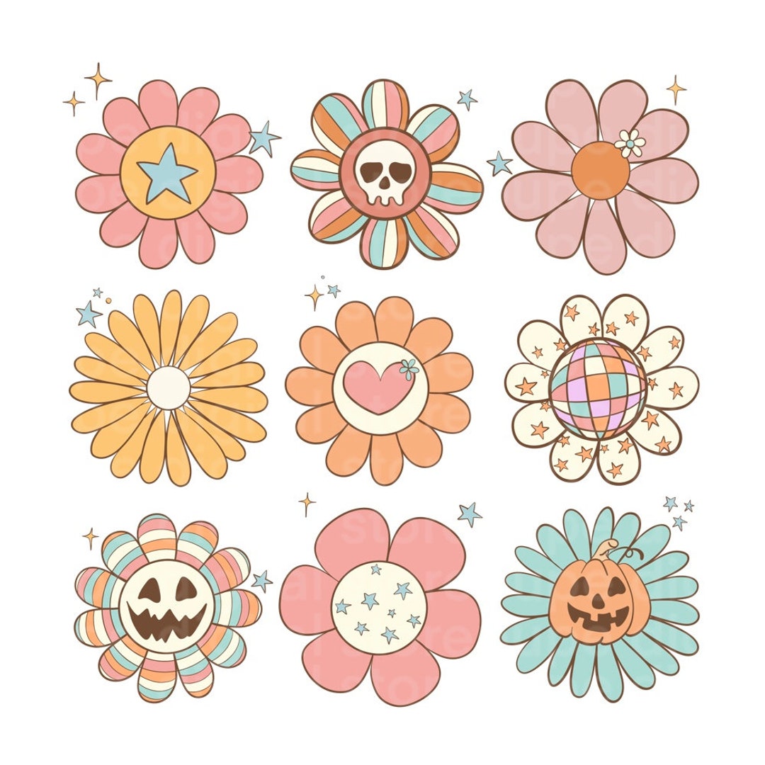 Retro Halloween Png, Groovy Halloween Png, Halloween Shirt Png, Vintage ...