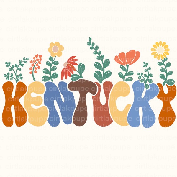 Kentucky Sublimation Design - Etsy