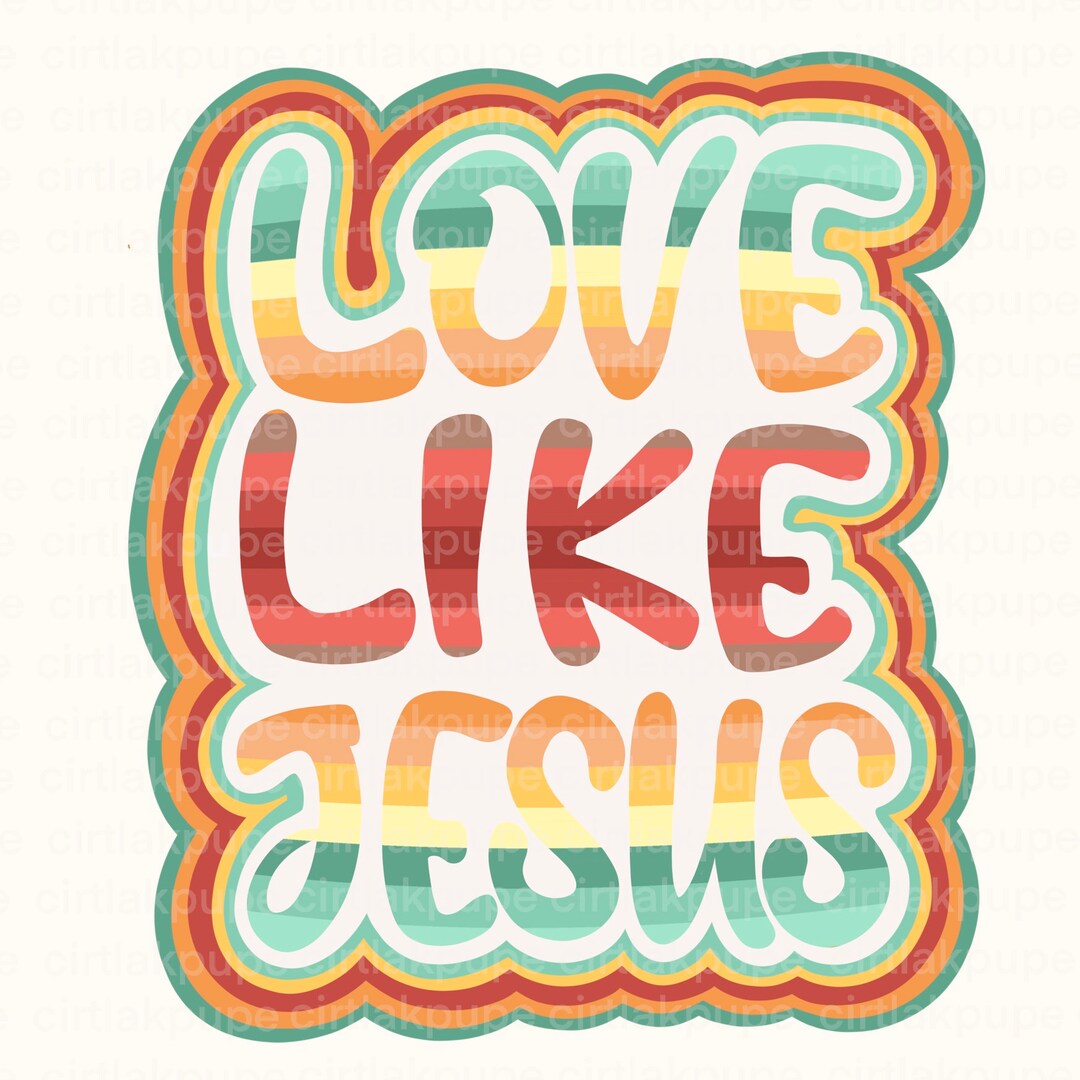 Groovy Christian PNG, Retro Jesus Love Png, He Has a Plan Inspiration ...