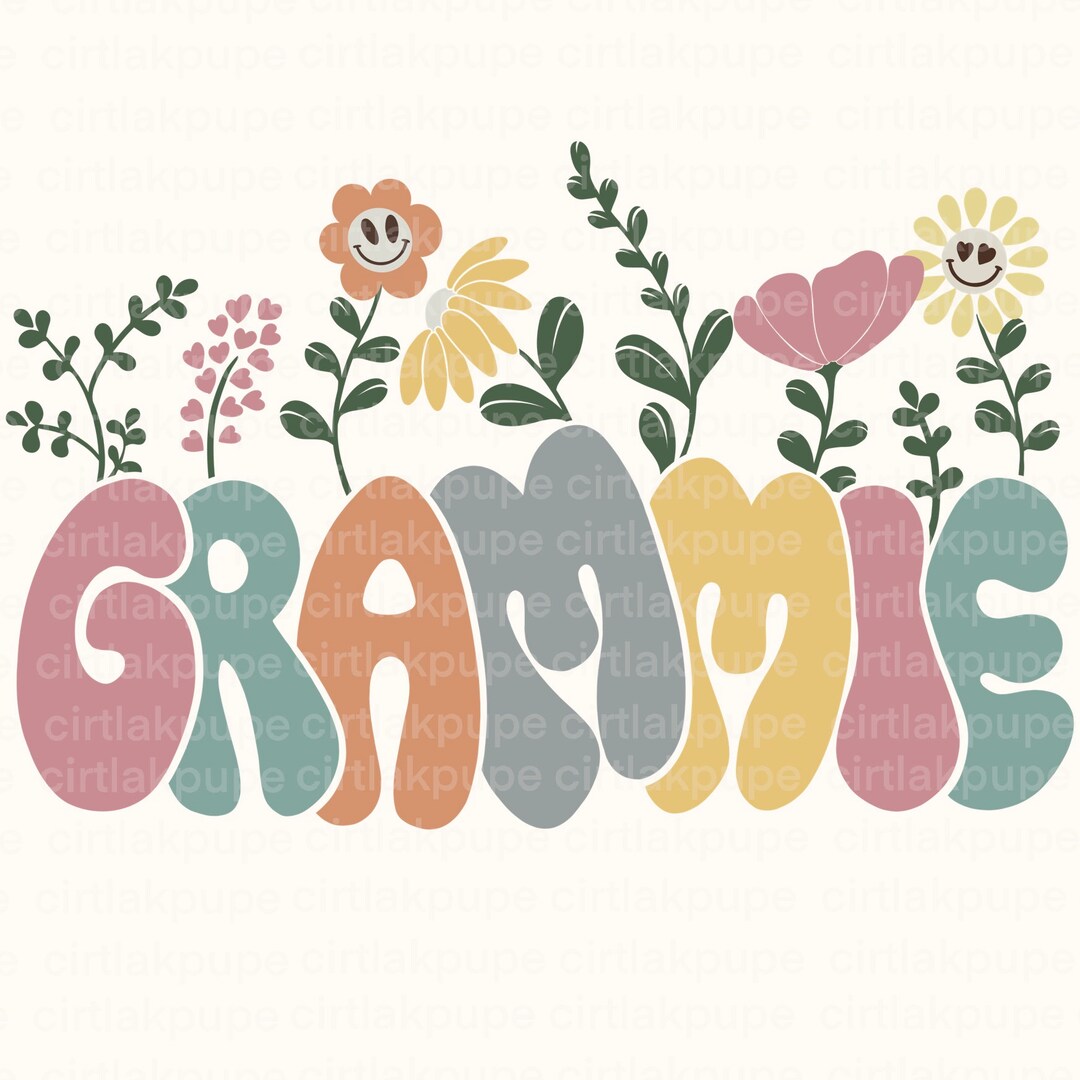 Groovy Grammie, Grammie Flower Trendy Shirt Png, Mothers Day Png, Mama ...