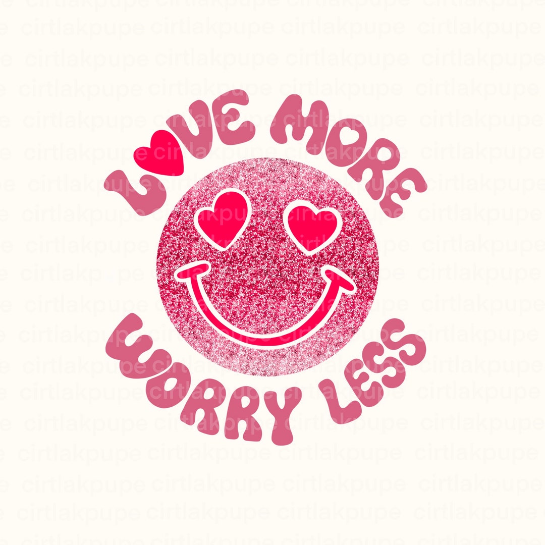 Pink Glam Emoji Groovy Valentines Png Sublimation Hippie Smile Shirt ...