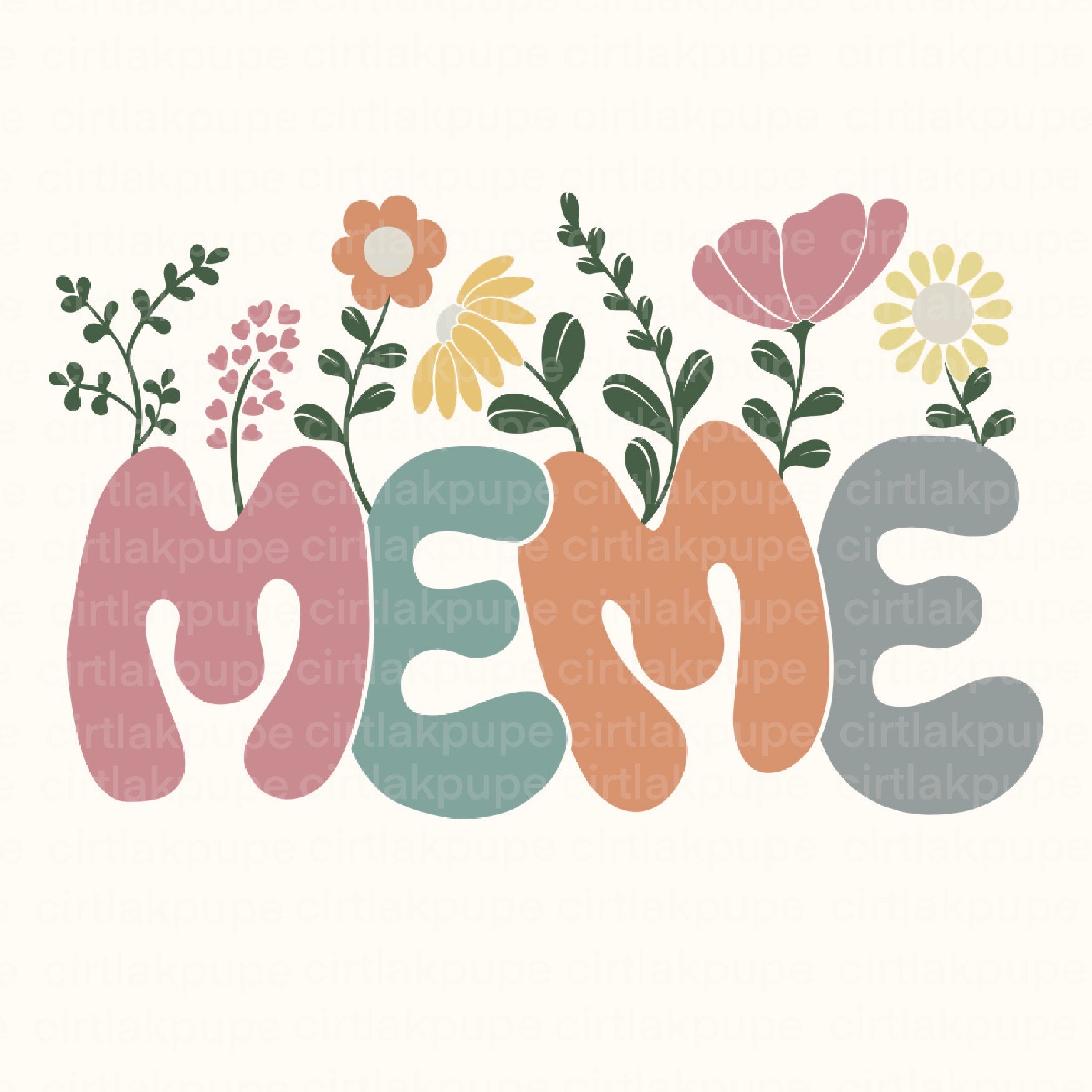 Retro Meme Flower Popular Png File Trendy Sublimation Shirt No - Etsy