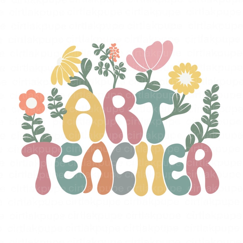 Art Teacher Png Art Teacher Sublimation Designs Teacher - Etsy