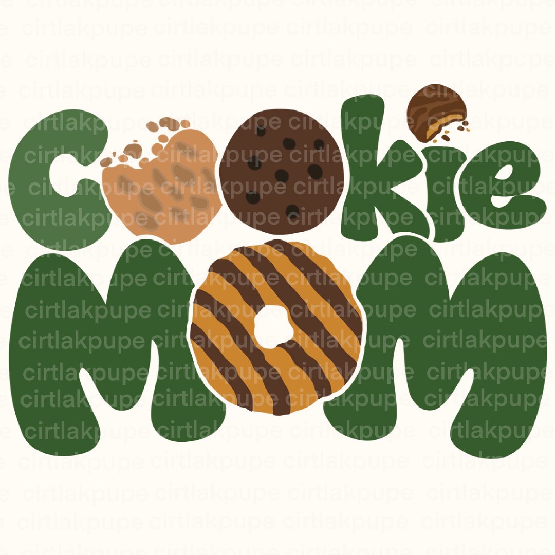 Girl Scout Cookie MOM Png, Mama Sublimation Shirt Design No Svg ...