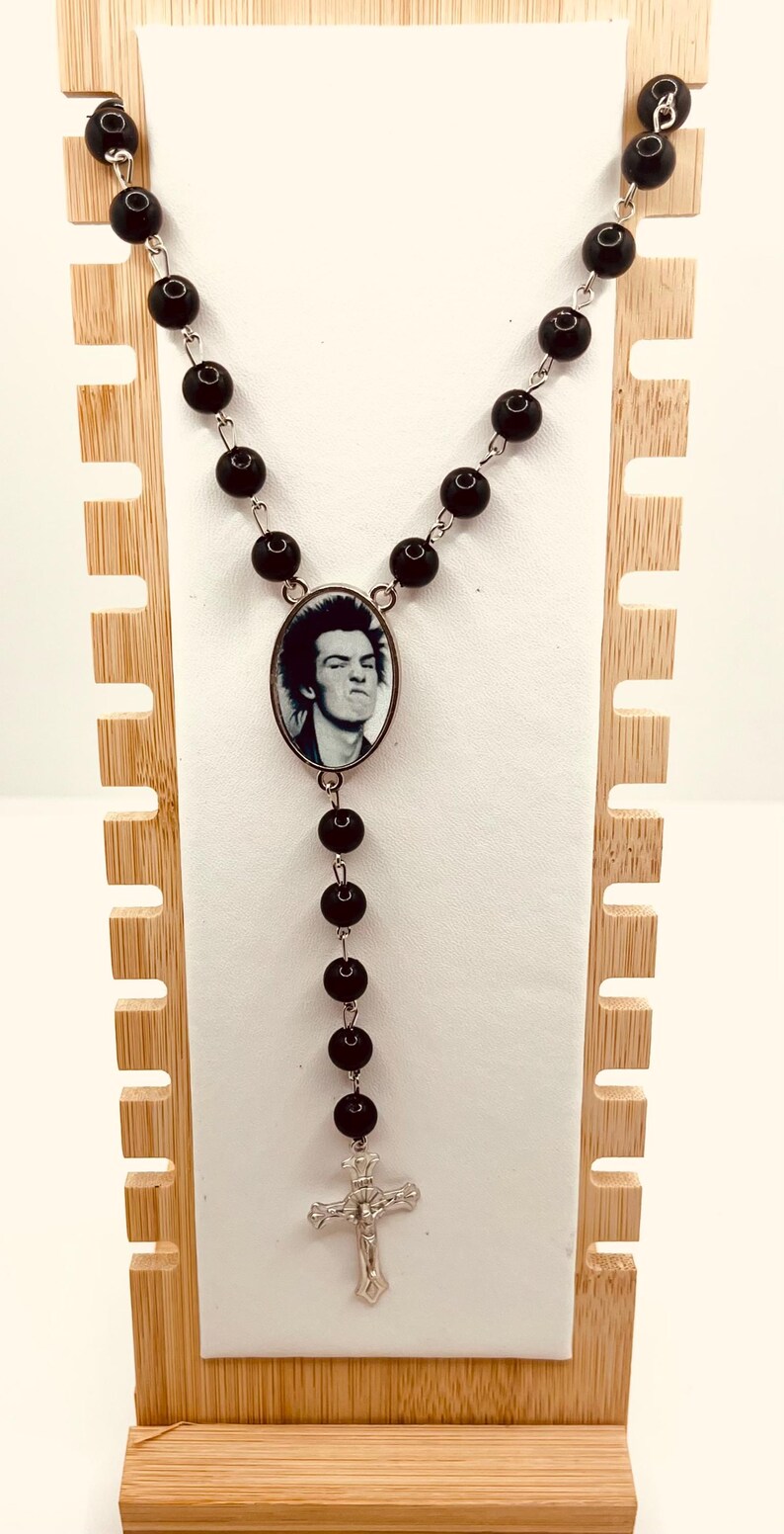 Sid Vicious Punk Rock Rosary Necklace Emo Punk Goth Edgy - Etsy
