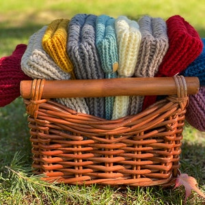 Light Blue Wool Hat, Cozy Wool Beanie, Winter Hat, Beanie Oversized ...