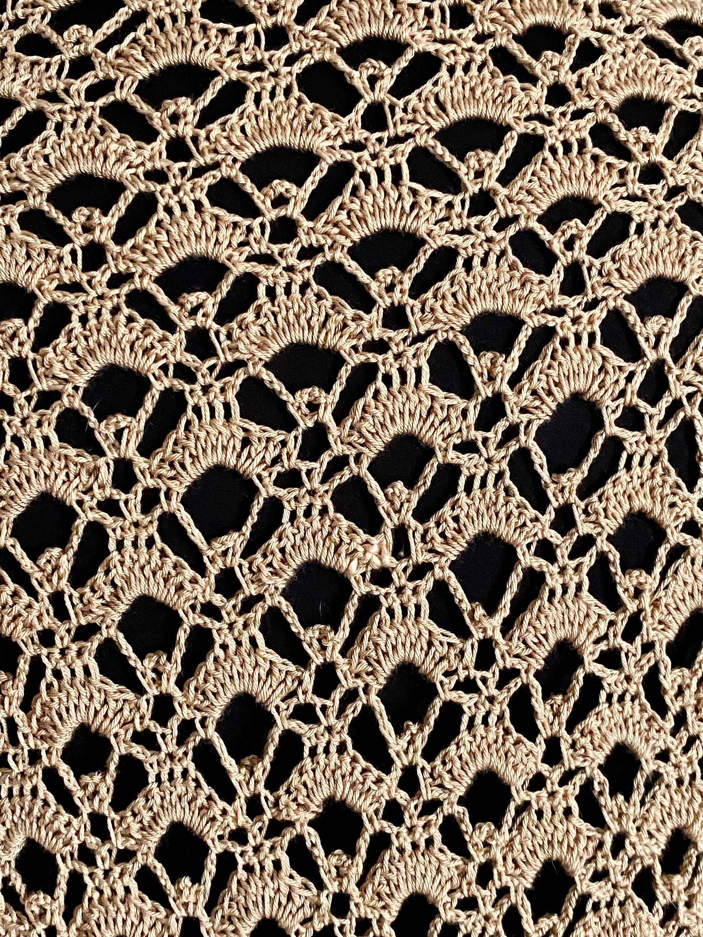 Light Beige Shawl Crochet Handmade Lace Crochet Cotton Shawl - Etsy