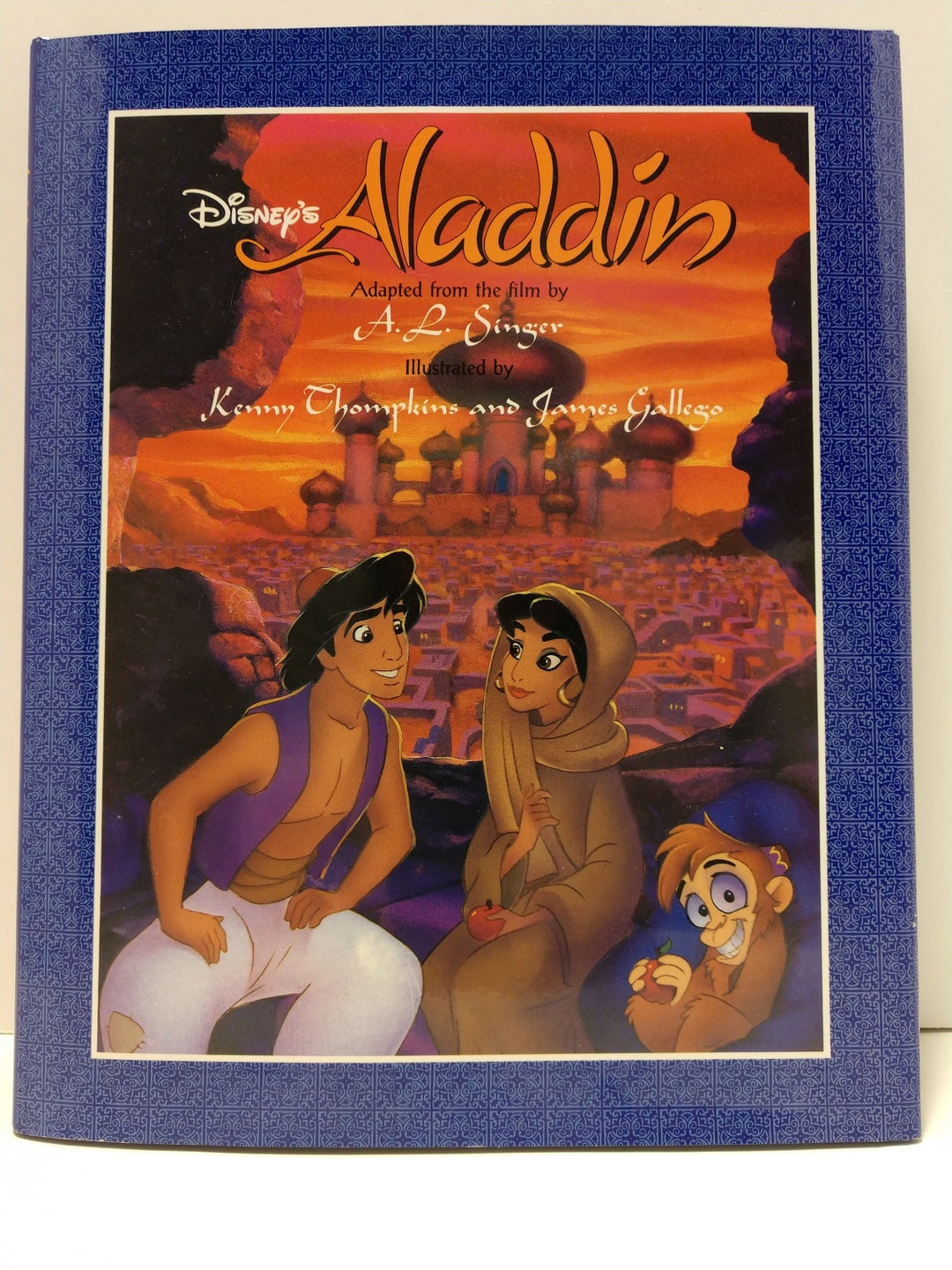 Disney's Aladdin Adapted From Film Book 1992 Retro Very Good Condition ...