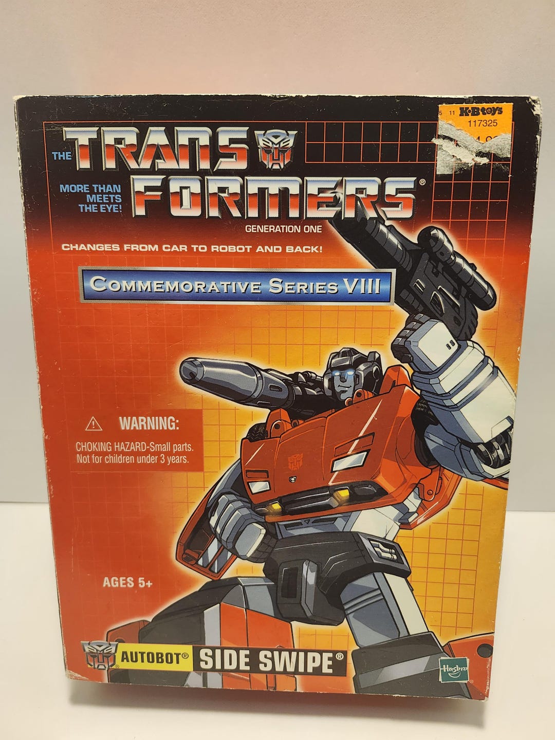 Transformers G1 Commemorative Series VIII Sideswipe Vintage Open Box ...