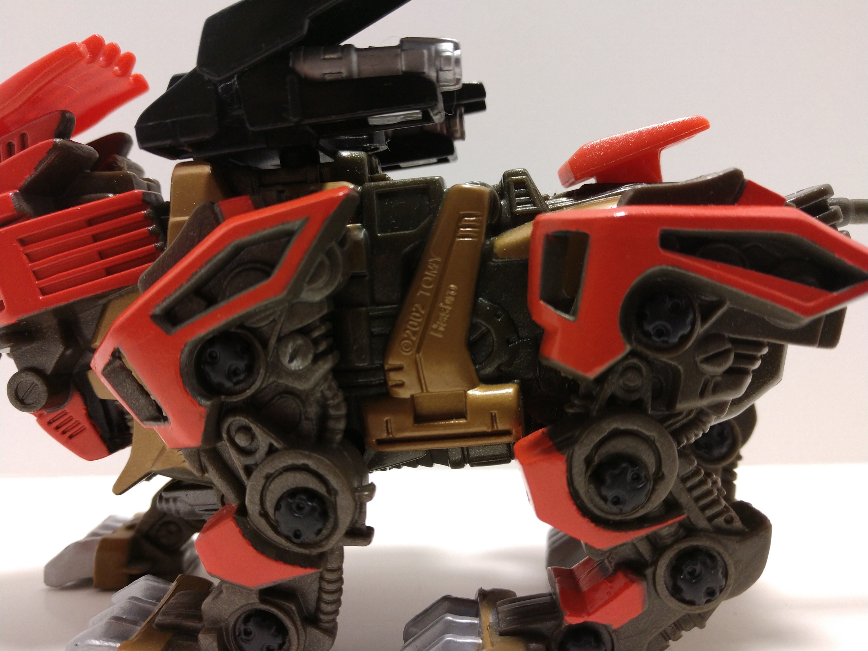 Zoids Action Figure Liger Zero X Red Liger With Jet Pack 2002 Tomy ...