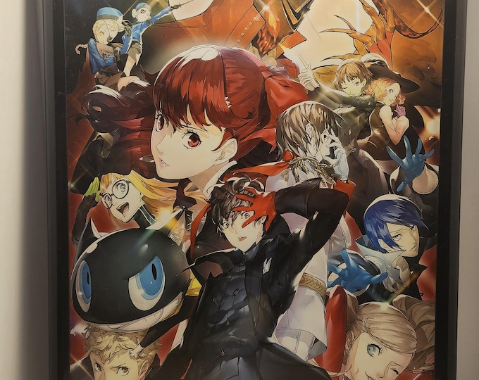 Persona 5 Royal Poster in Plastic Frame Used Frame in Fair to Good ...