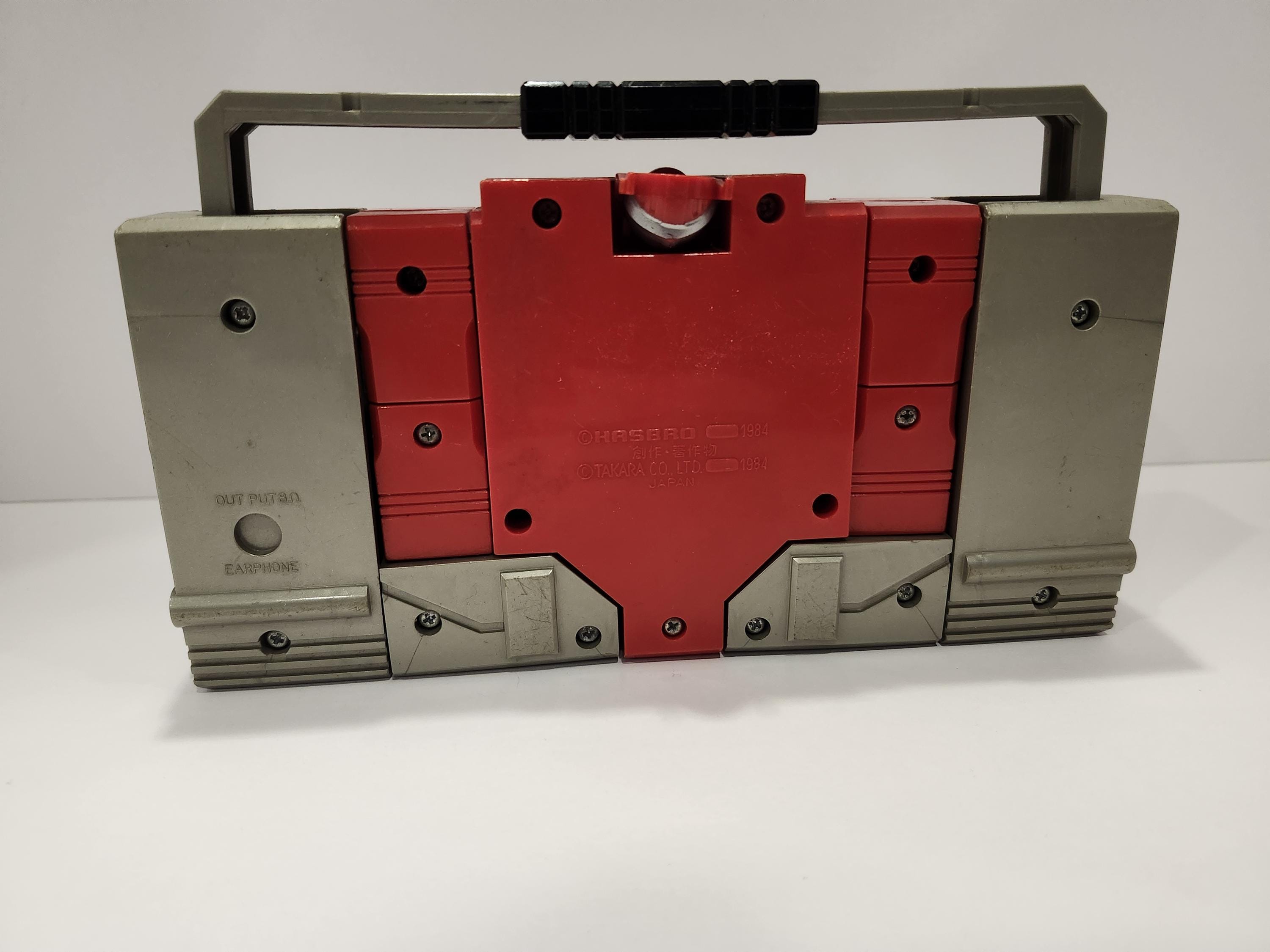 1984 Hasbro Takara G1 Transformer Action Figure Auto Bot Boom Box ...