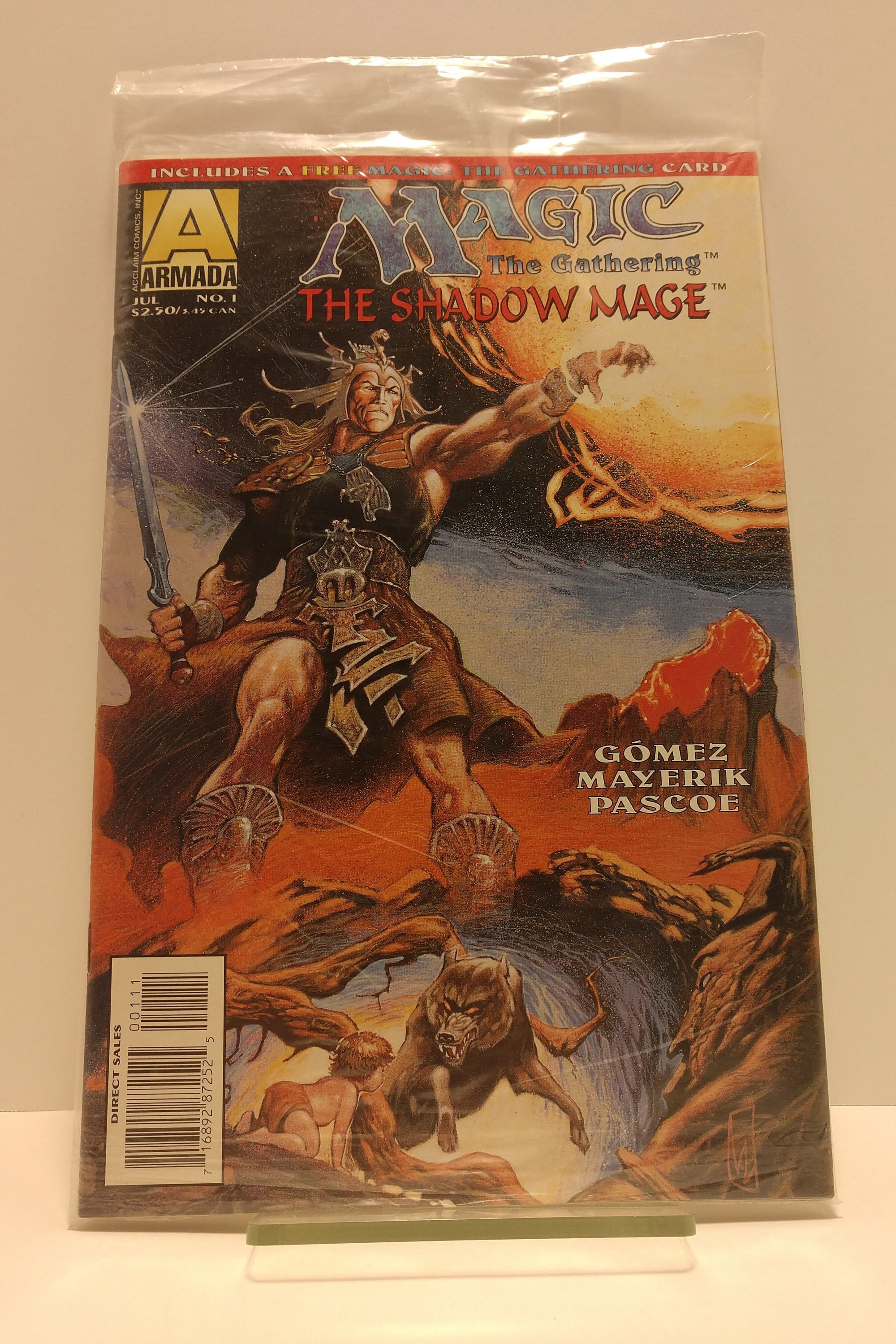 Magic the Gathering Comic Book the Shadow Mage No.1 Armada Comics 1995 ...