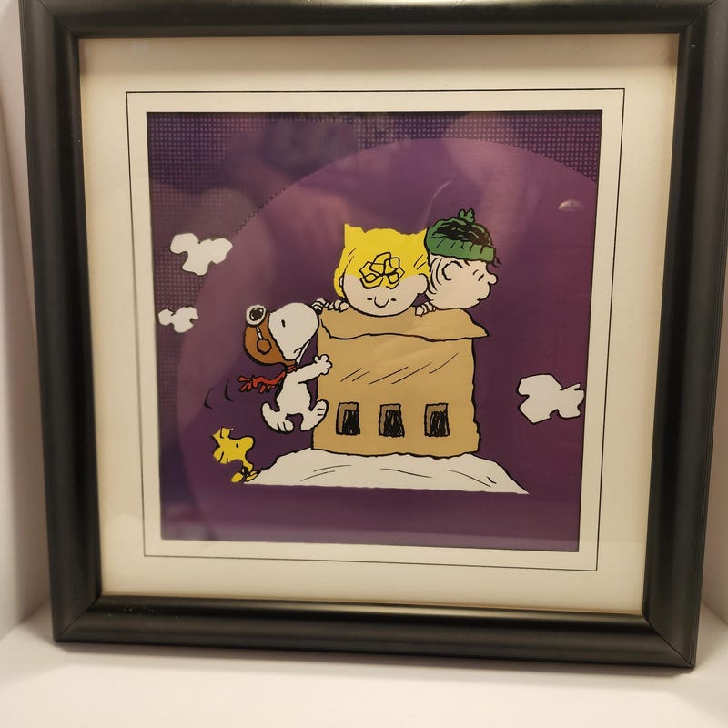 Snoopy Red Baron Wall Art - Etsy