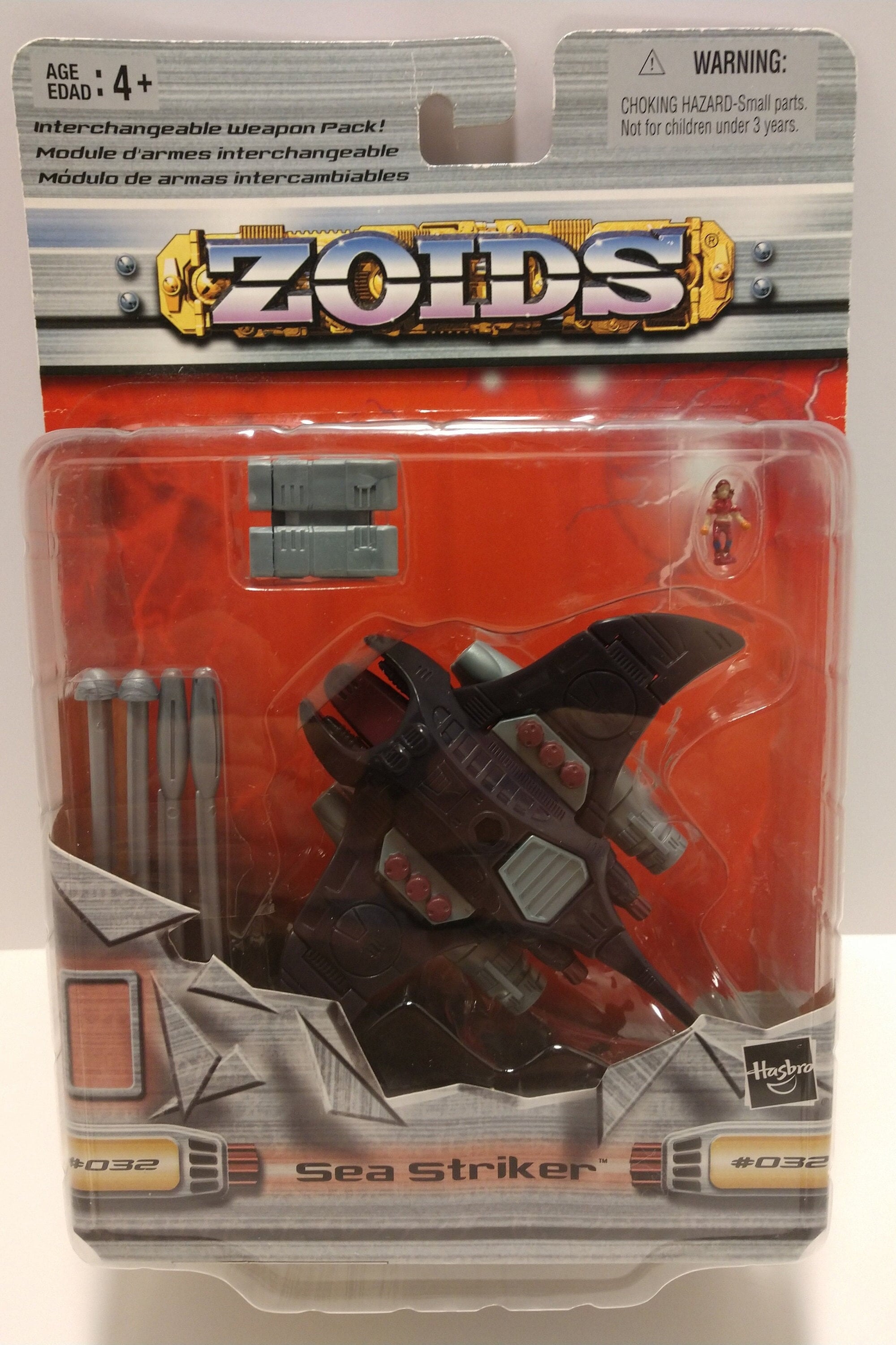 Zoids Action Figure Sea Striker Hasbro Tomy 2002 New! Unopened! Retro ...