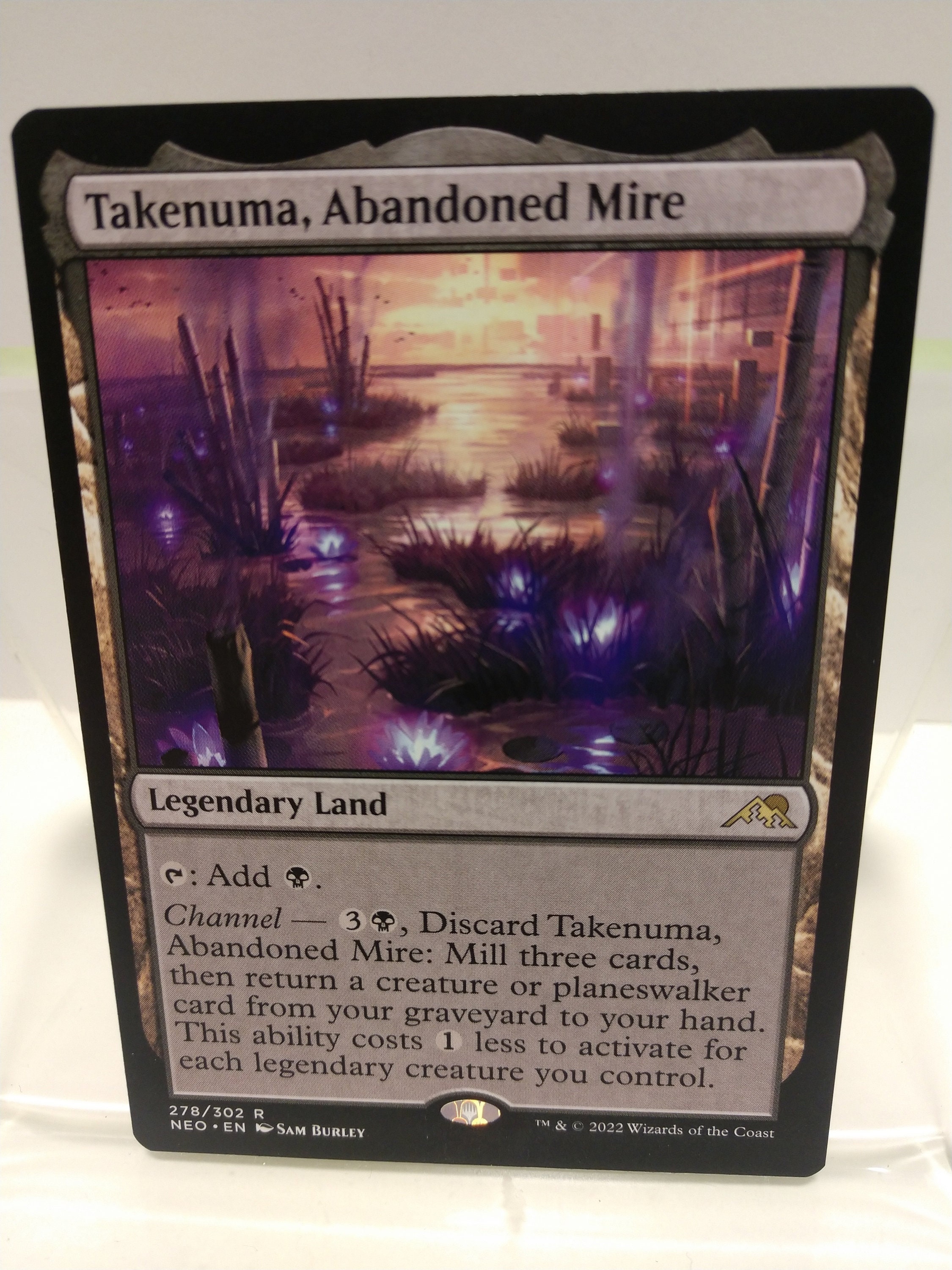 Magic the Gathering Card Takenuma, Abandoned More Very Good Condition ...