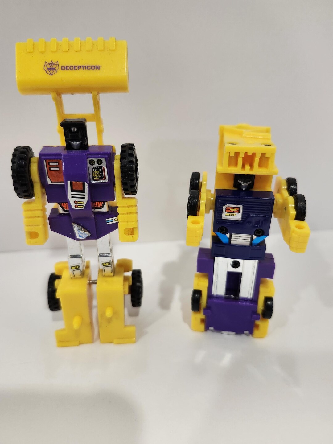 Two Vintage G2 Construction Transformers Fair Condition Some Parts ...