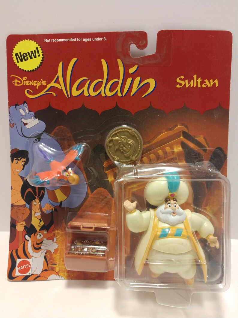 Disney's Aladdin Sultan Action Figure Mattel 1990's - Etsy