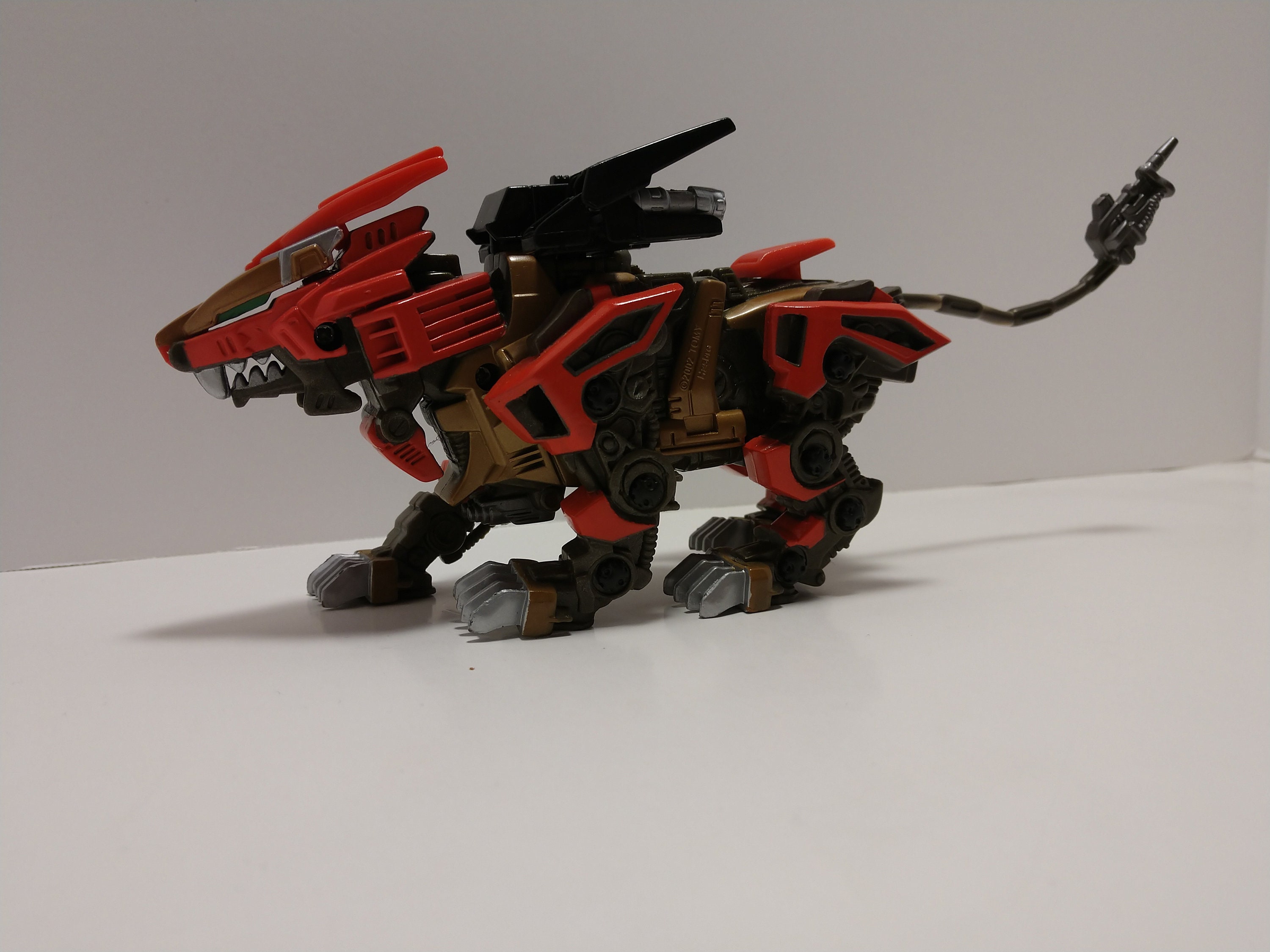 Zoids Action Figure Liger Zero X Red Liger With Jet Pack 2002 Tomy ...