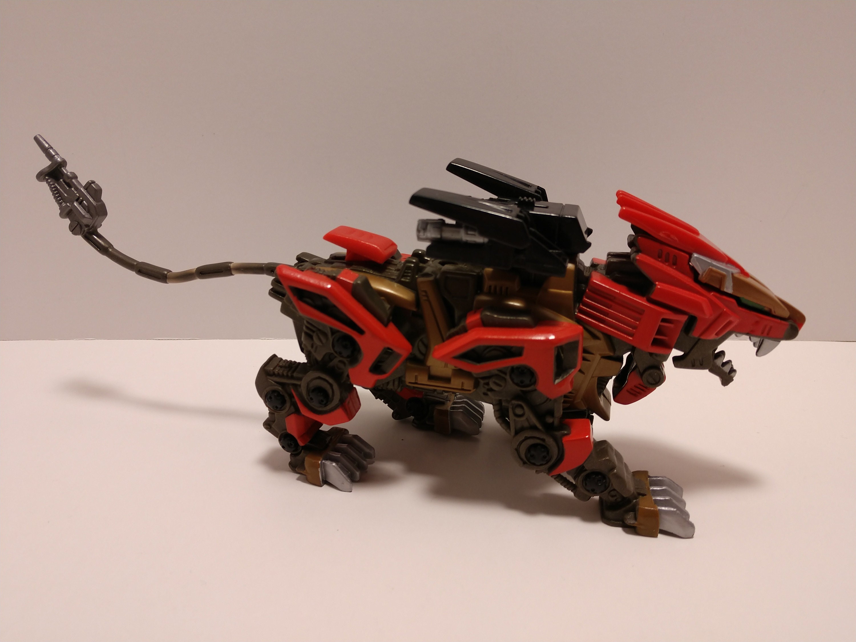 Zoids Action Figure Liger Zero X Red Liger With Jet Pack 2002 Tomy ...
