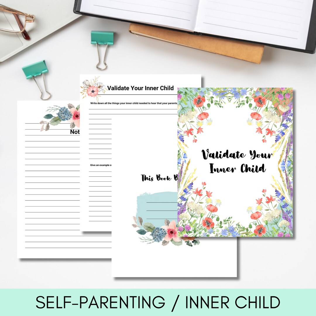 Validate Your Inner Child Worksheet Digital File Printable, Therapy ...