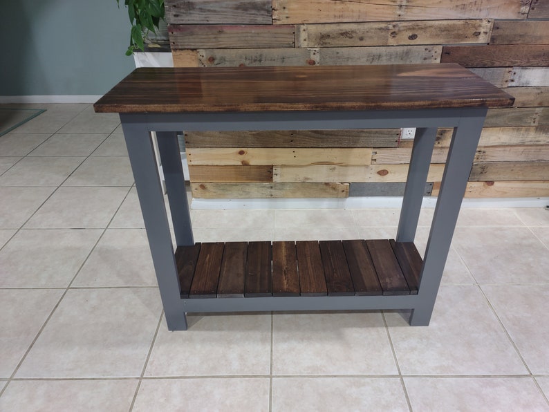 Rustic Sofa Table - Etsy