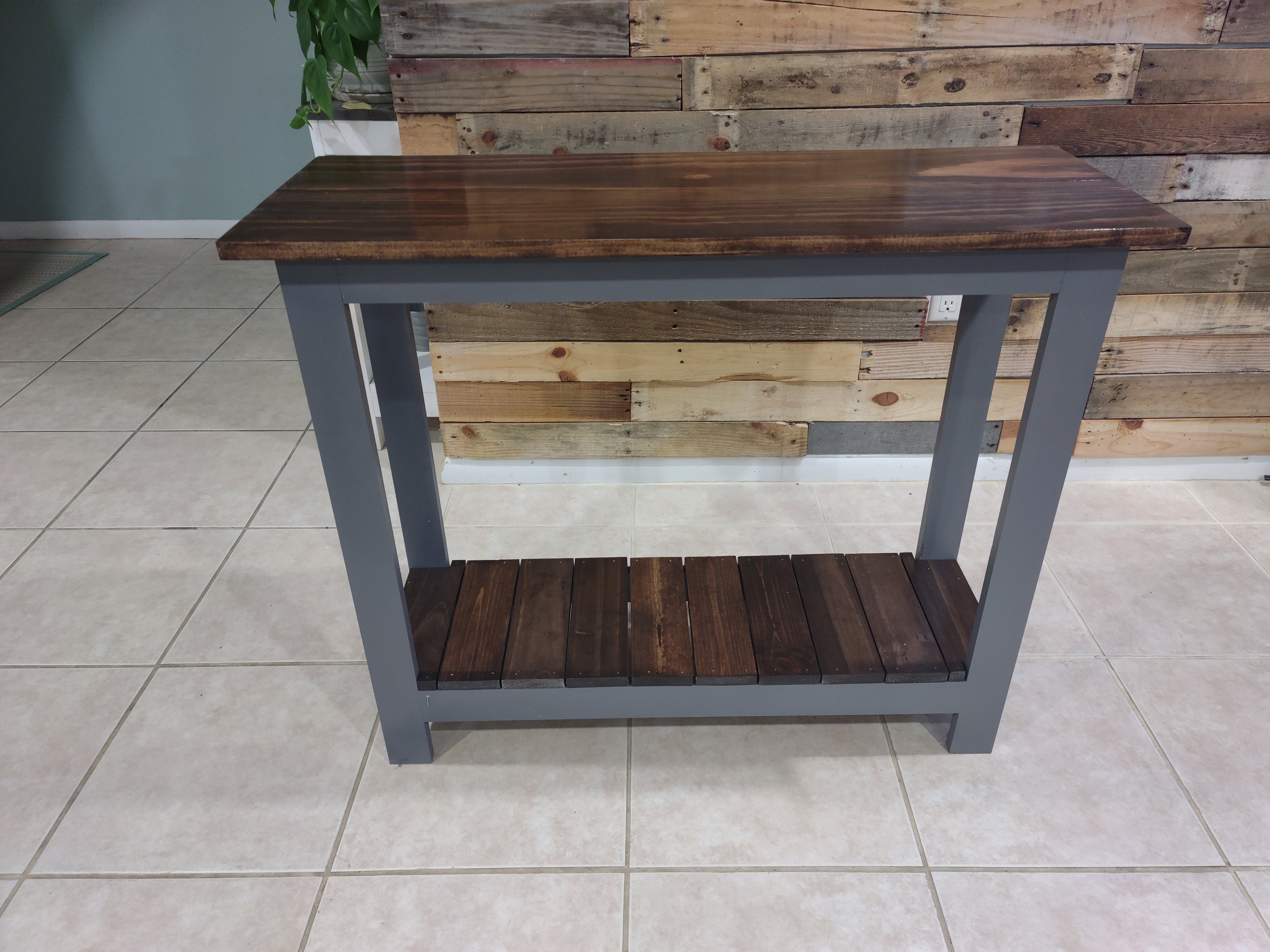 Rustic Sofa Table - Etsy