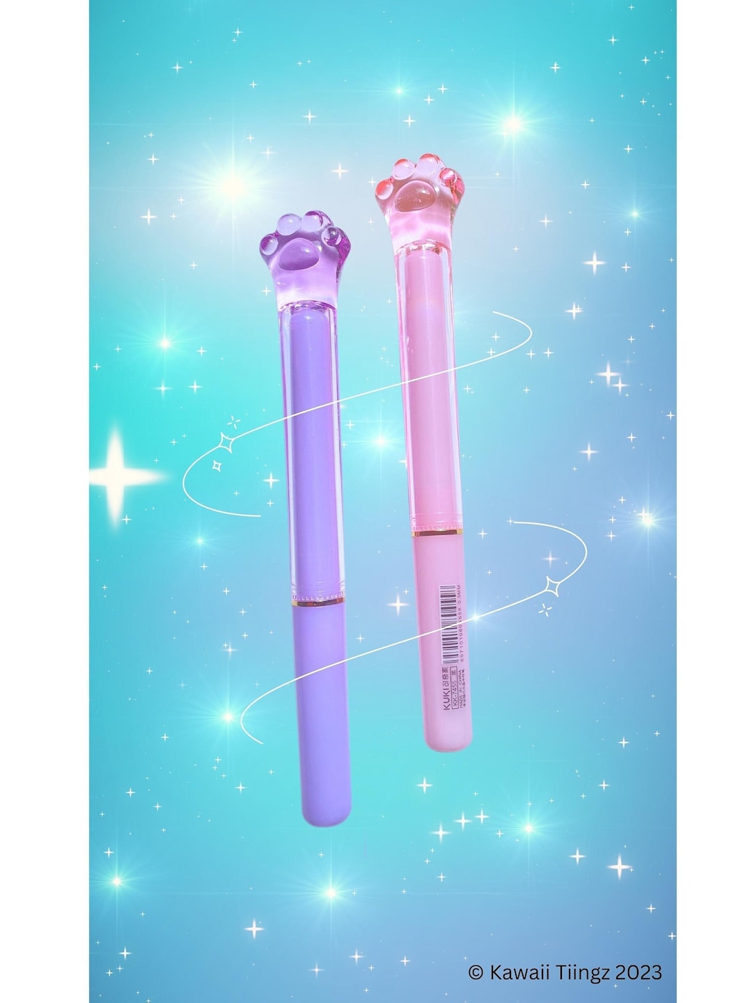 Kawaii Pen Cat Paw | Cute Pens | Gel Pens | Resin Pen | Epoxy Pen ...