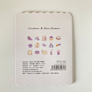 Kawaii Clear Stickers Cute Stickers Kawaii Planner Stickers Clear 45 ...