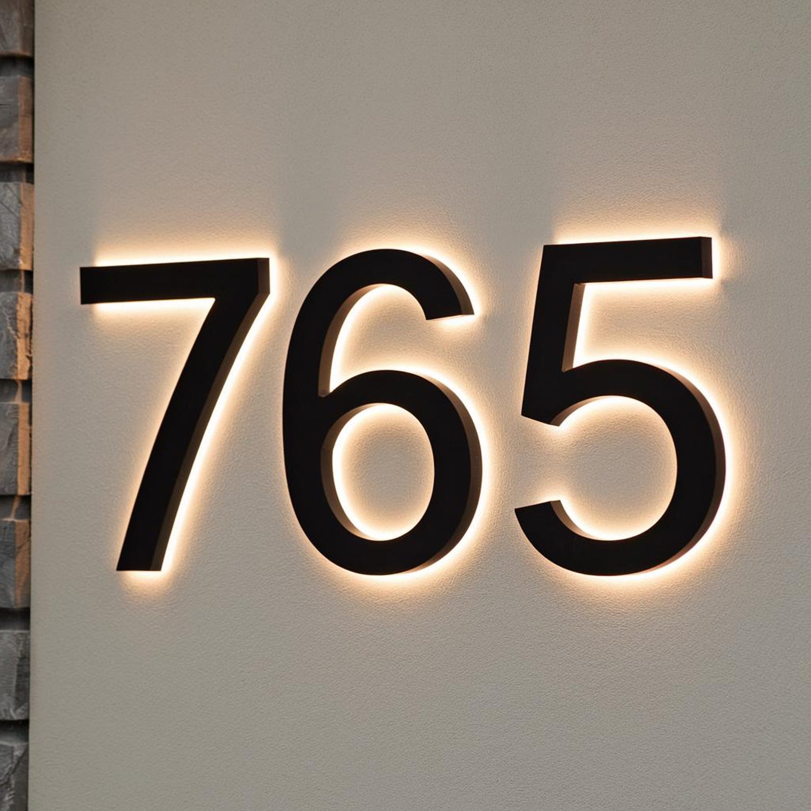 Custom House Number|3d House Numbers Sign | Address Sign | Metal Sign ...